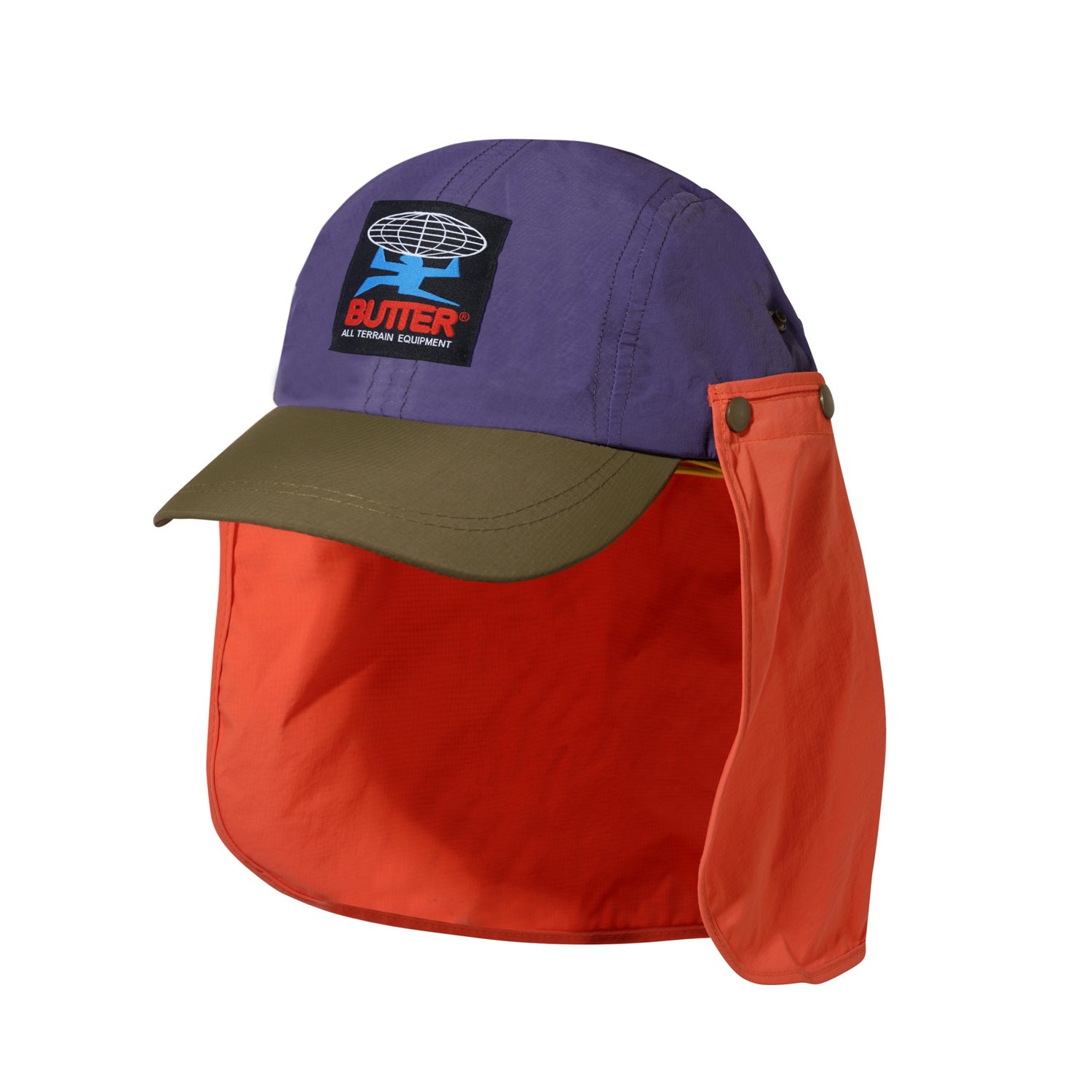 Butter Goods All Terrain 4 Panel Flap Cap, Grape – Sunset Store Australia