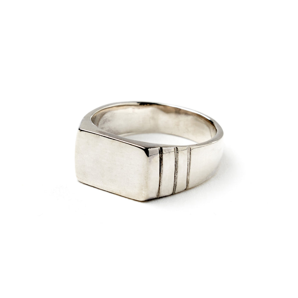 Pound Jewellery Track Ring, Silver – Sunset Store Australia